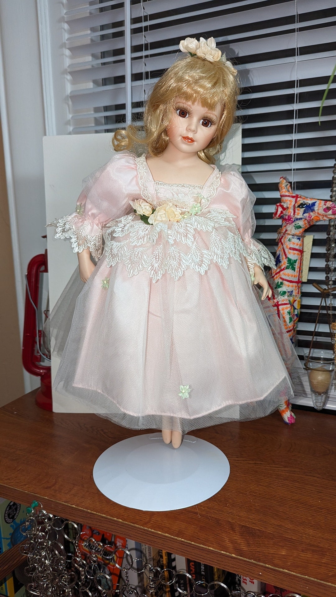 Kings Prestige Porcelain Doll Merry 18 Ballerina Music Box Plays Long ...