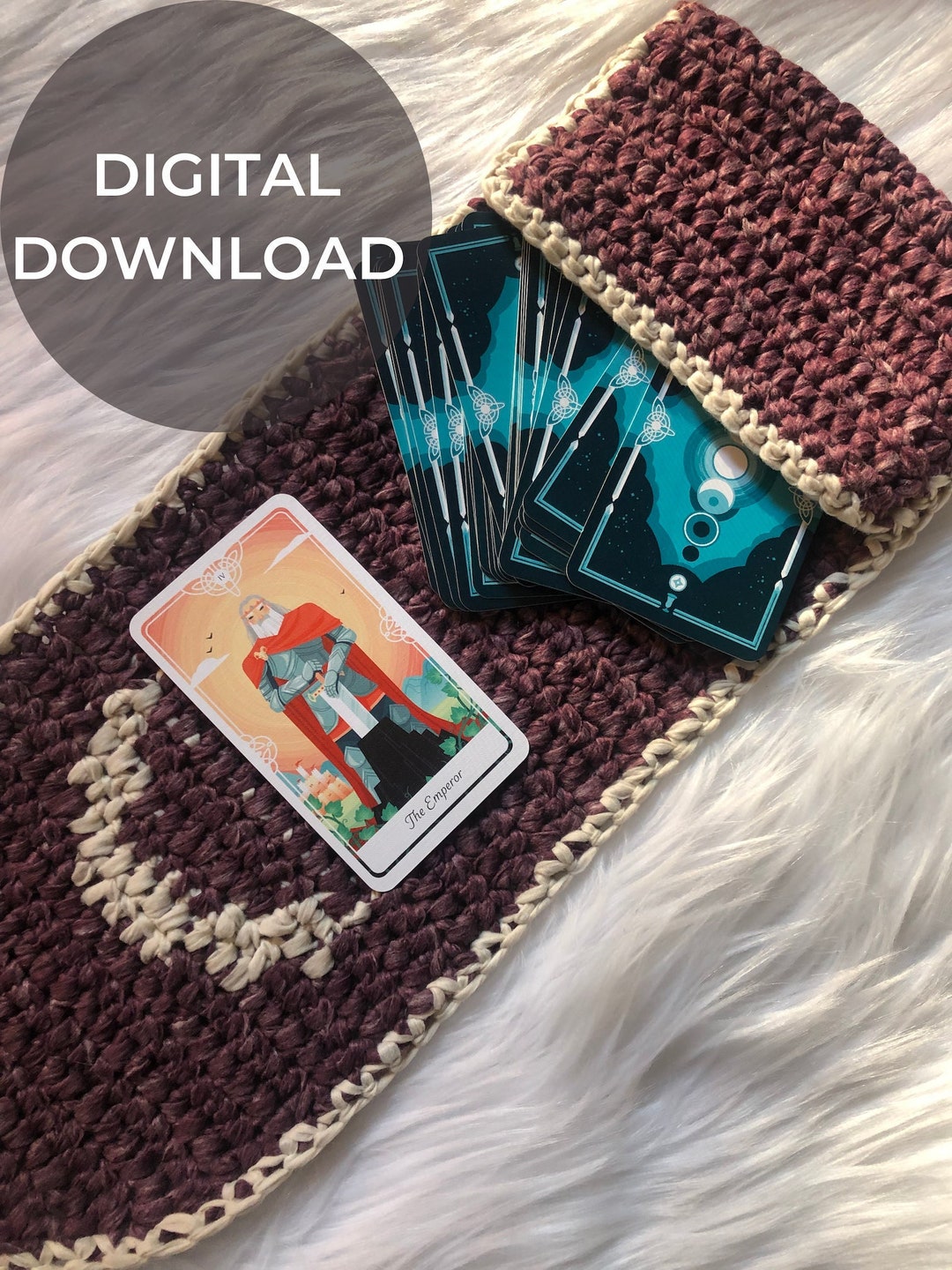 Tarot Pouch Crochet Pattern. Beginner Crochet Easy Pattern, Crochet ...