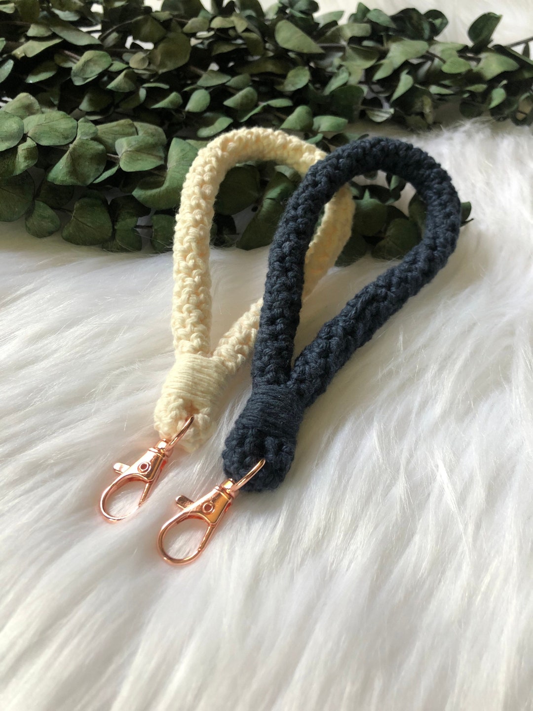 Custom Wristlet Keychain for Women. Wrist Strap. Macrame Wristlet ...