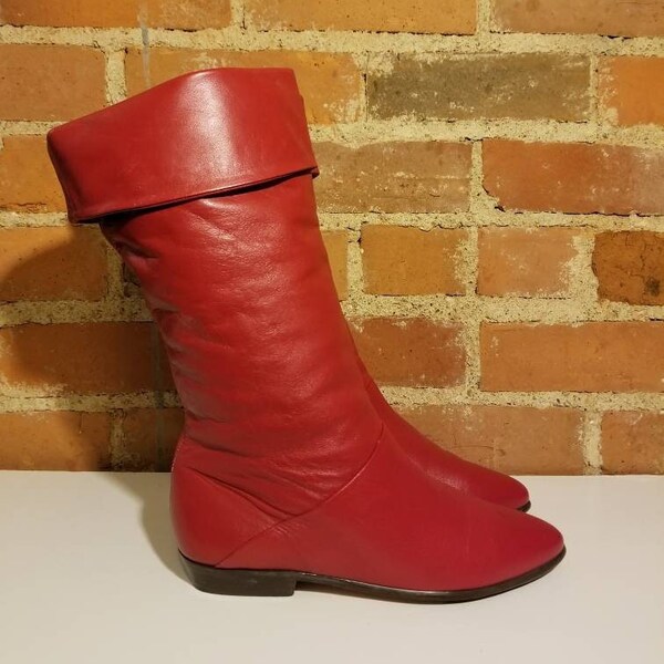 Fold Over Boots - Etsy