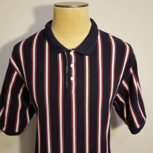 BASIC EDITIONS POLO / Vintage 90's Men's Polo Shirt Red White Navy Blue ...