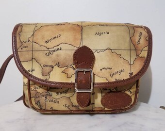 World Map Purse | Etsy