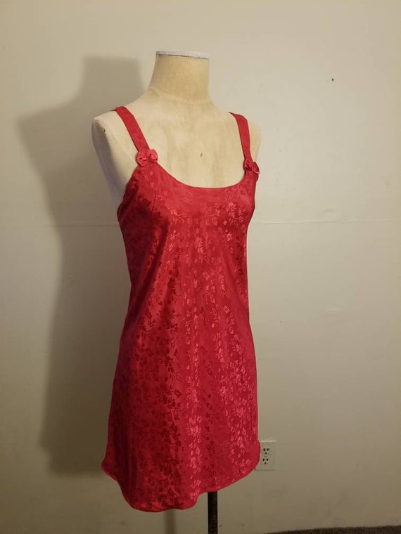 CONTESSA DI ROMA Lingerie Set // 80s Sexy Red Teddy N… - Gem