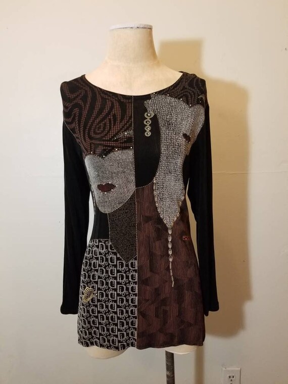 Vintage 80s two faced - Gem