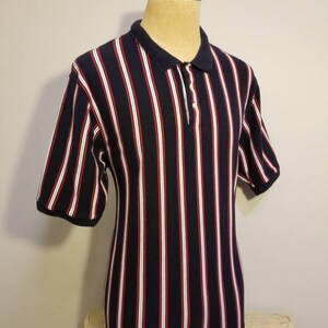 BASIC EDITIONS POLO / Vintage 90's Men's Polo Shirt Red White Navy Blue ...