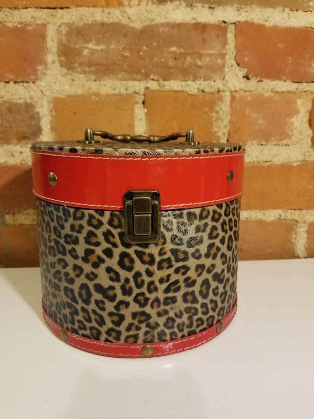 NOT FOR SALE // Cheetah Box Purse Vintage 90's Does 60's Trinket Wooden ...