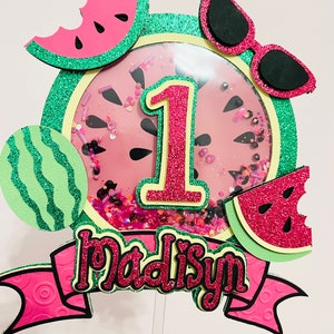 Watermelon Cake Topper - Etsy