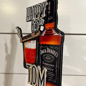 Whiskey and Cigar Cake Topper - Etsy