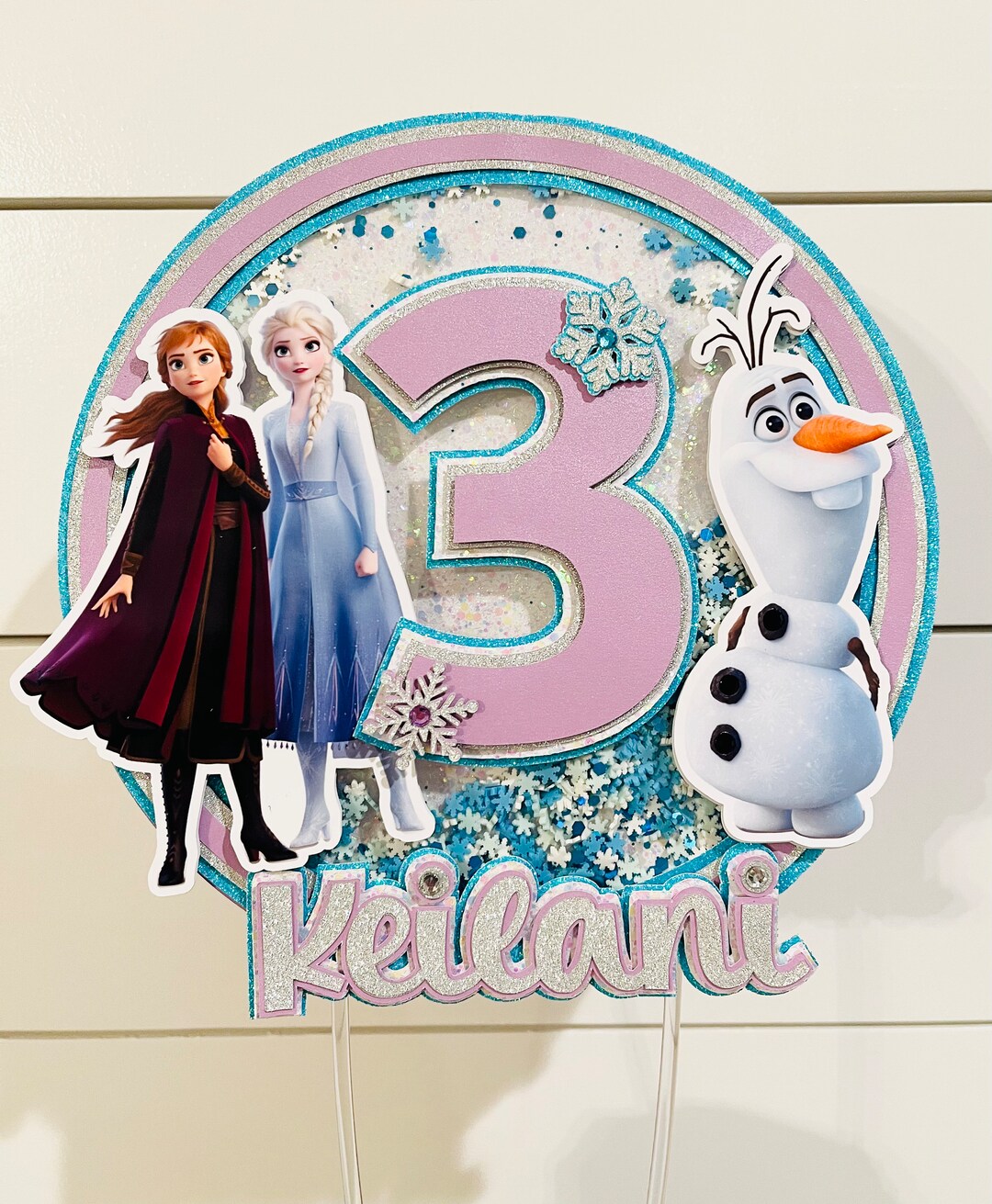 Frozen Cake Topper - Etsy