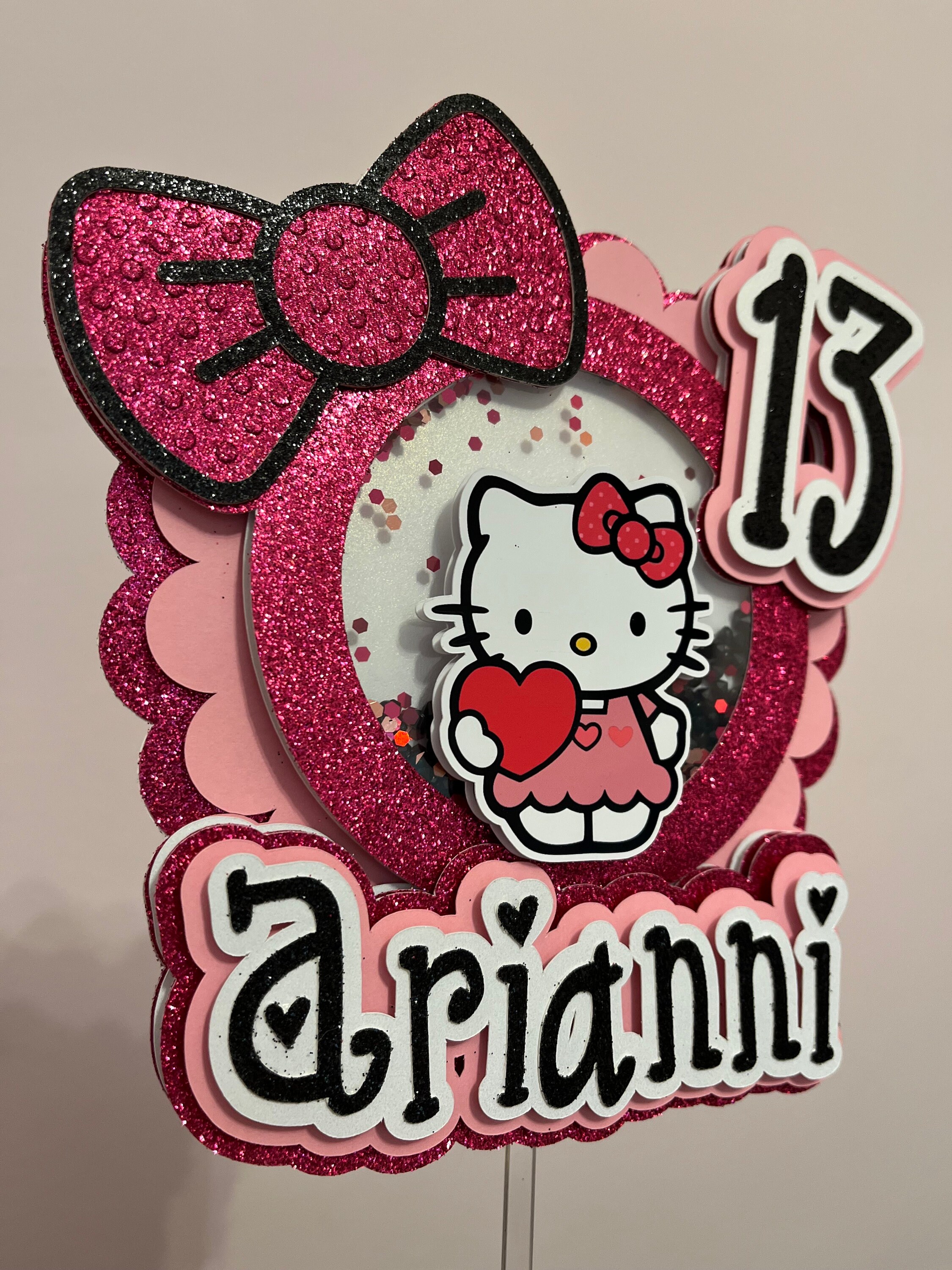 Hello Kitty Cake Topper - Etsy