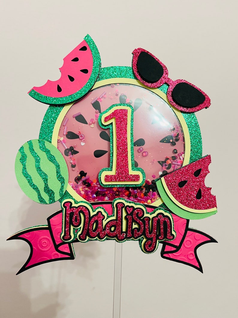 Watermelon Cake Topper - Etsy