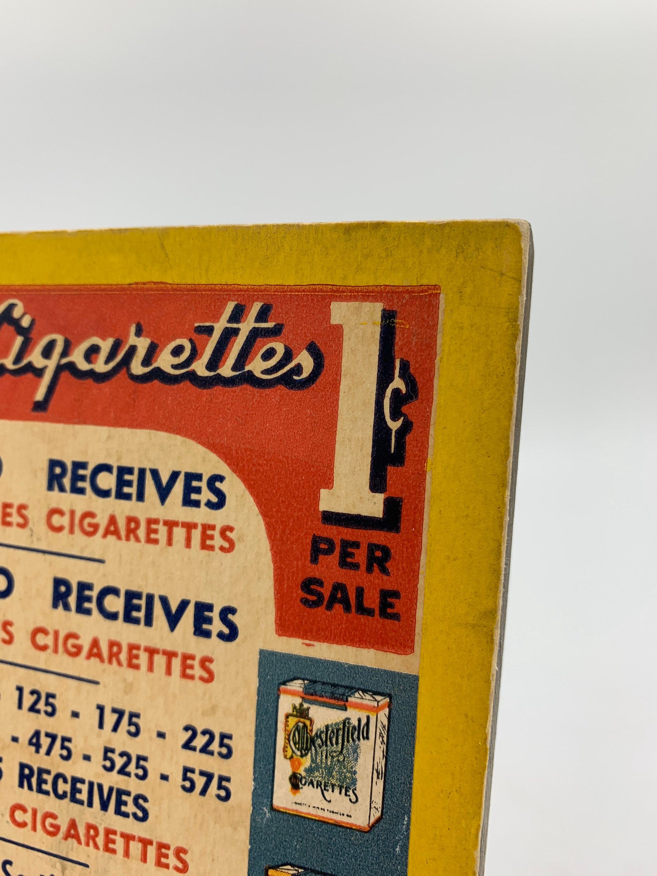 Gil Elvgren Pinup Penny Cigarette Punch Card Card Advertisement Vintage ...
