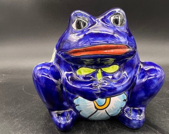 Talavera Frog Pottery - Etsy