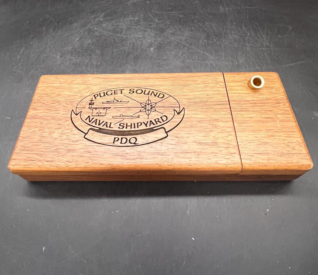 Engraved Walnut Valet Box, Puget Sound Naval Shipyard Dresser Tray - Etsy