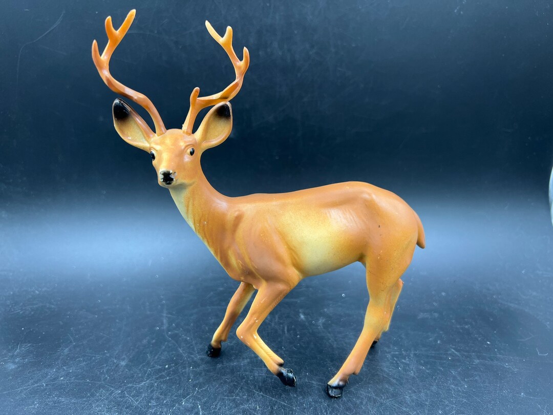Sun Mark MHS Hong Kong Deer Buck Stag Figure Plastic Mold 7” Figure ...