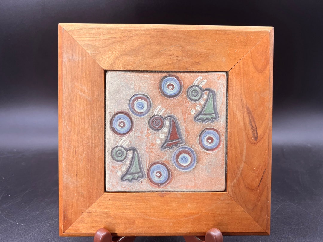 Pablo Seminario Urubamba Cusco Art Tile Custom Wood Frame Ceramic Hand ...