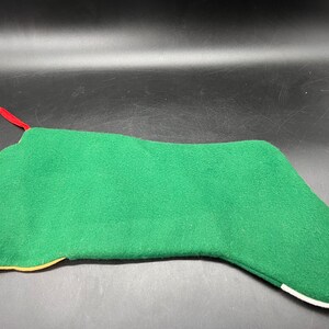 Baseball 18" Christmas Stocking Homerun Embroidered St. Nicks Green Red ...