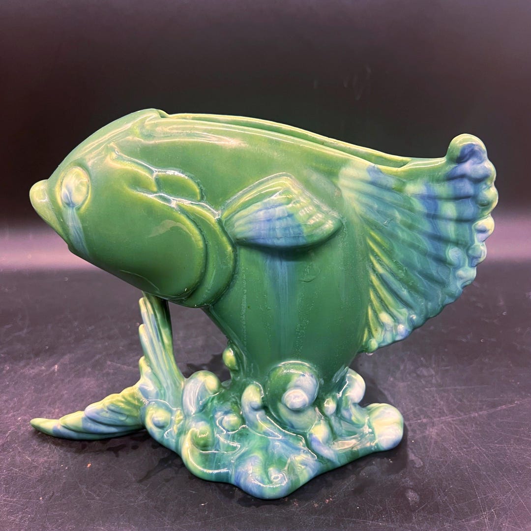 Vintage Royal Haeger Koi Fish Bass R284 as is FREE SHIPPING - Etsy