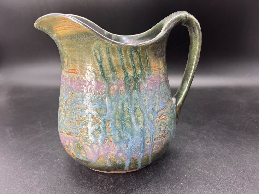 Bennington Pottery Pitcher Mount Equinox Glaze Reproductions Vermont - Etsy