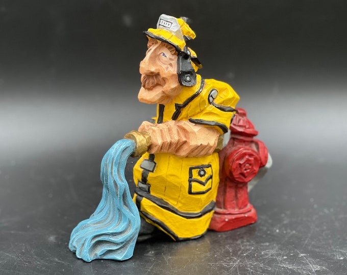 The David Frykman Portfolio Collection – FIREFIGHTER BY HYDRANT” # ...
