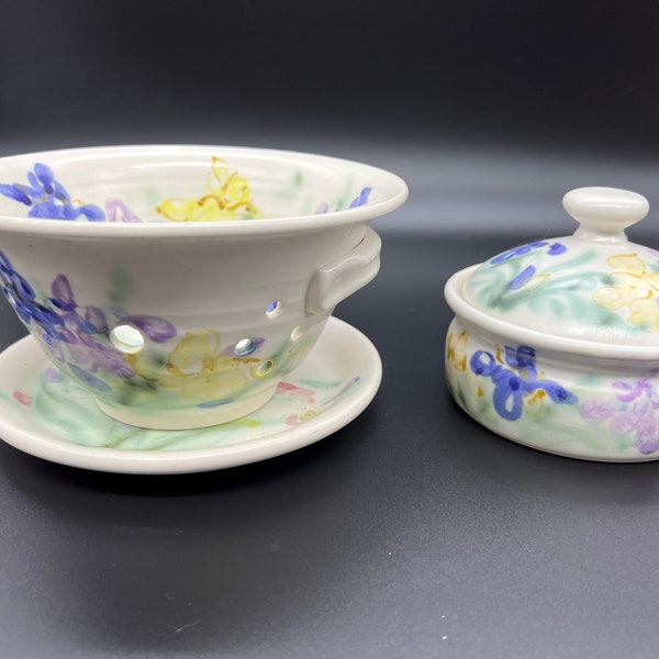 Pottery Colander - Etsy