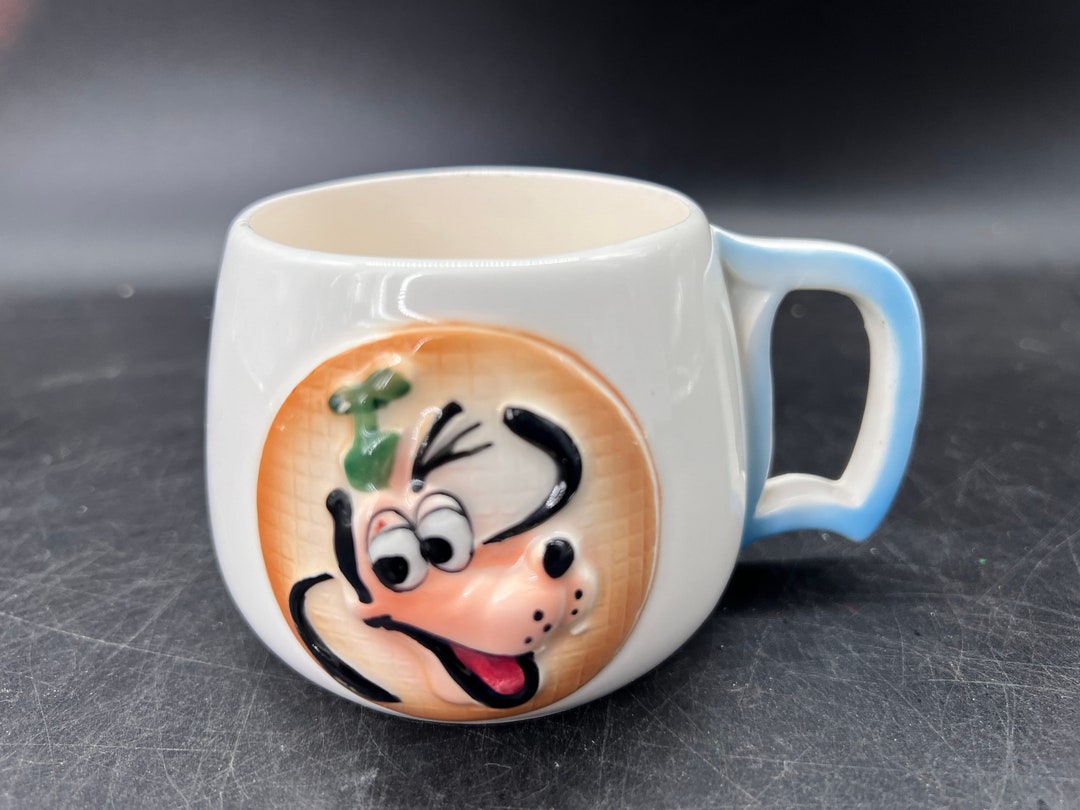 Vintage 1960s Disney Goofy Mug Disneyland Porcelain Coffee Cup ...