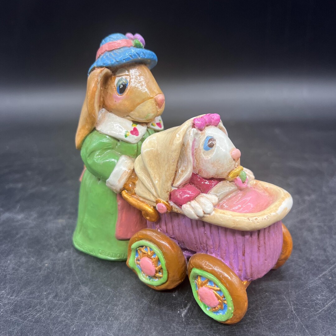 Cottontail Lane Mama Bunny Figurine, Midwest Importers - Etsy