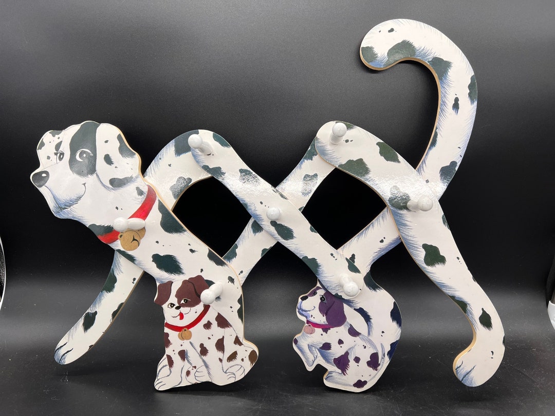 Dalmatian Dog Accordion Wall Hooks Dogs Kids Bedroom Playroom Classroom ...