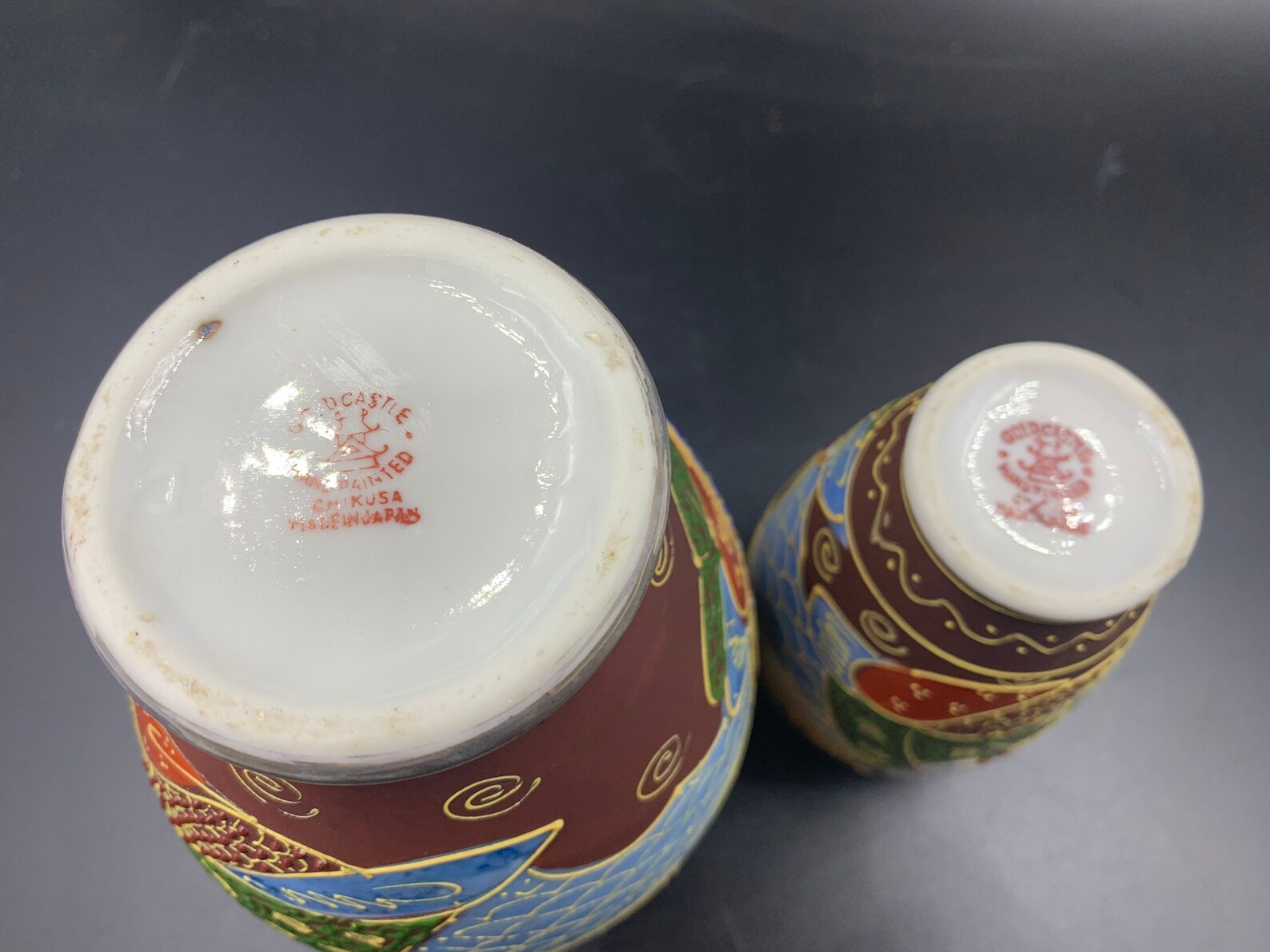 Gold Castle Chikusa Satsuma Handmade Hand Painted Moriage - Etsy