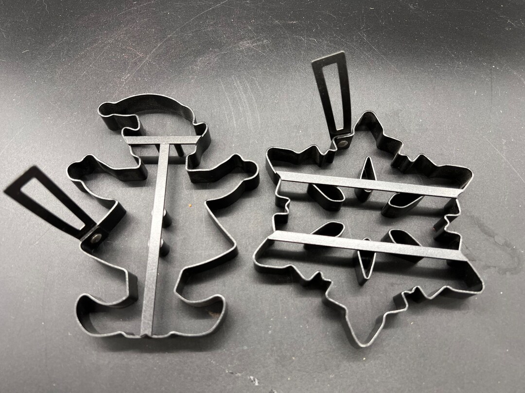 Pancake Shaper Molds Nonstick Snowflake and Elf Christmas Winter ...