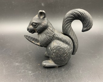 Cast Iron Squirrel Nutcracker | Etsy