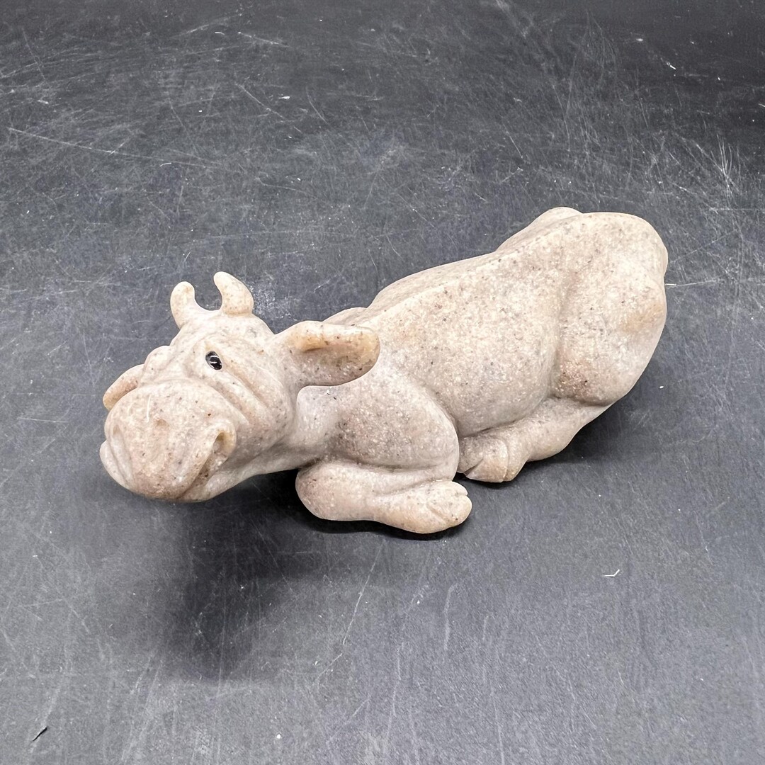 Cory the Cow Quarry Critters Stone Second Nature Designs Vintage 2002 ...