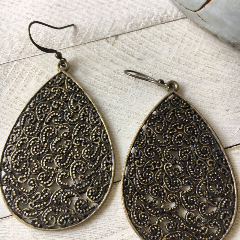 Bronze Filigree - Etsy