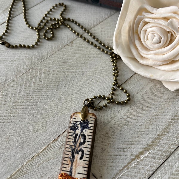 Ruler Necklace - Etsy