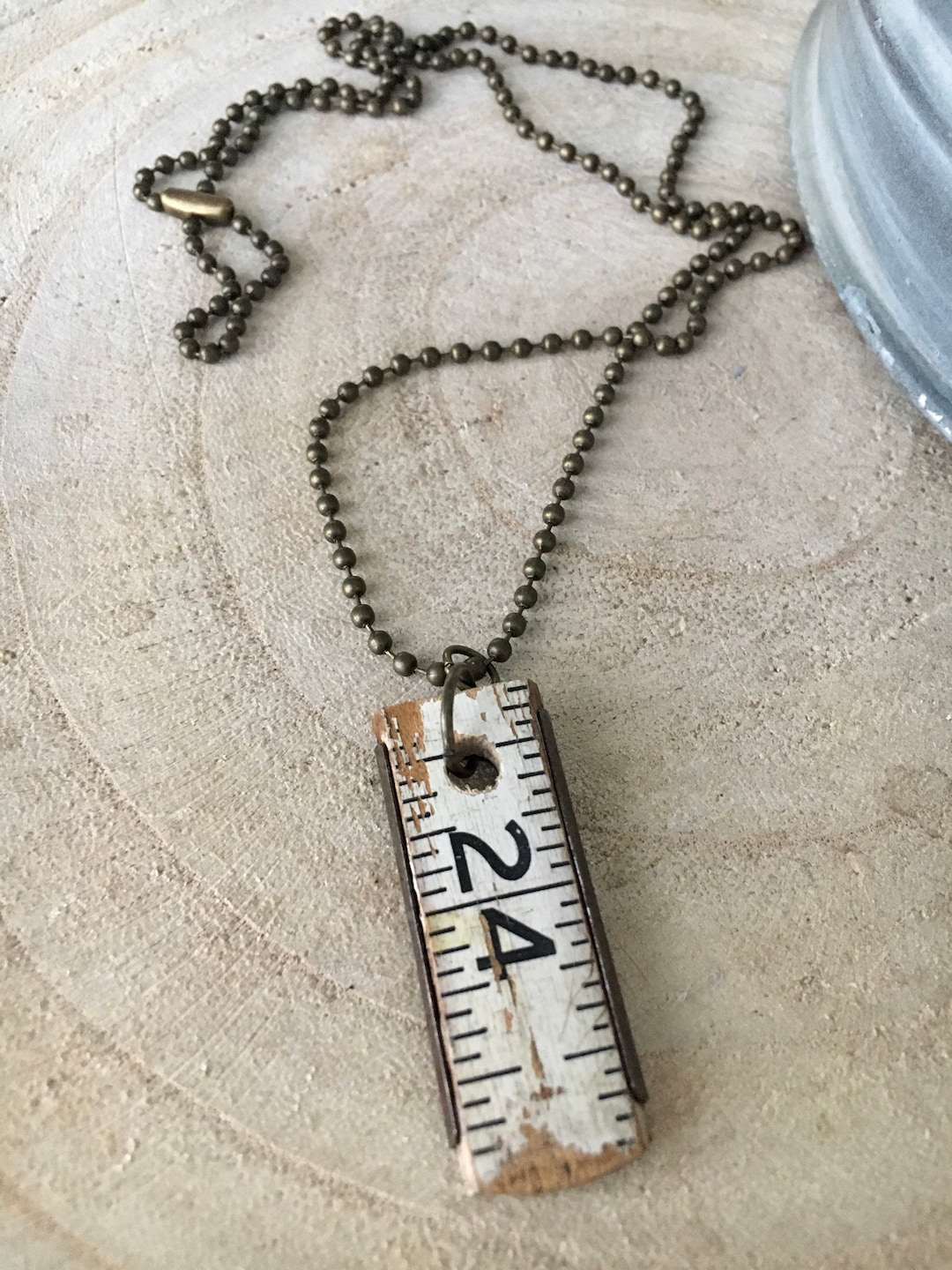 Vintage Ruler Necklace, Teacher Gift, Teacher Appreciation,antique ...