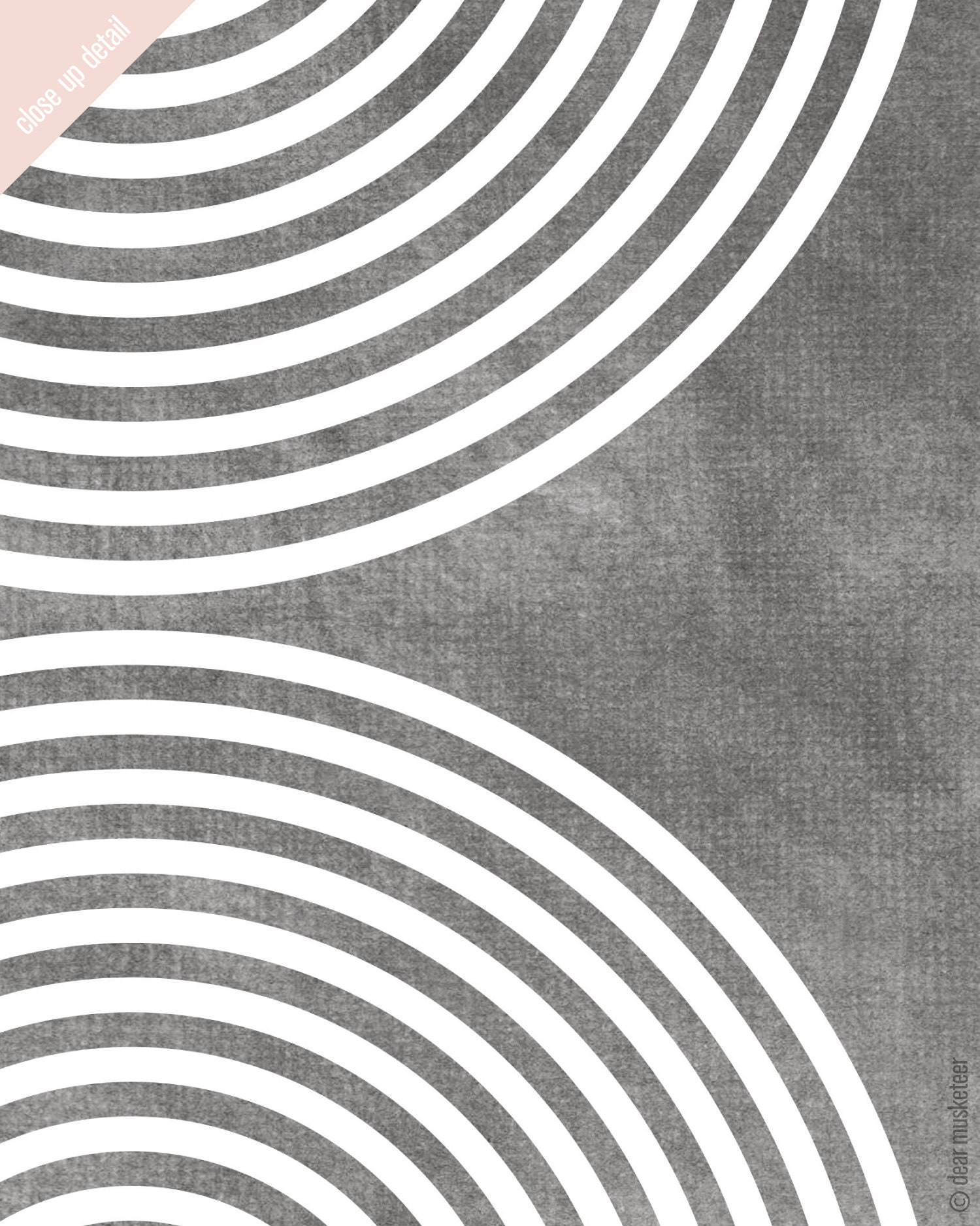 Striped Arches Grey Abstract A1 or A2 Art Print Concrete and | Etsy