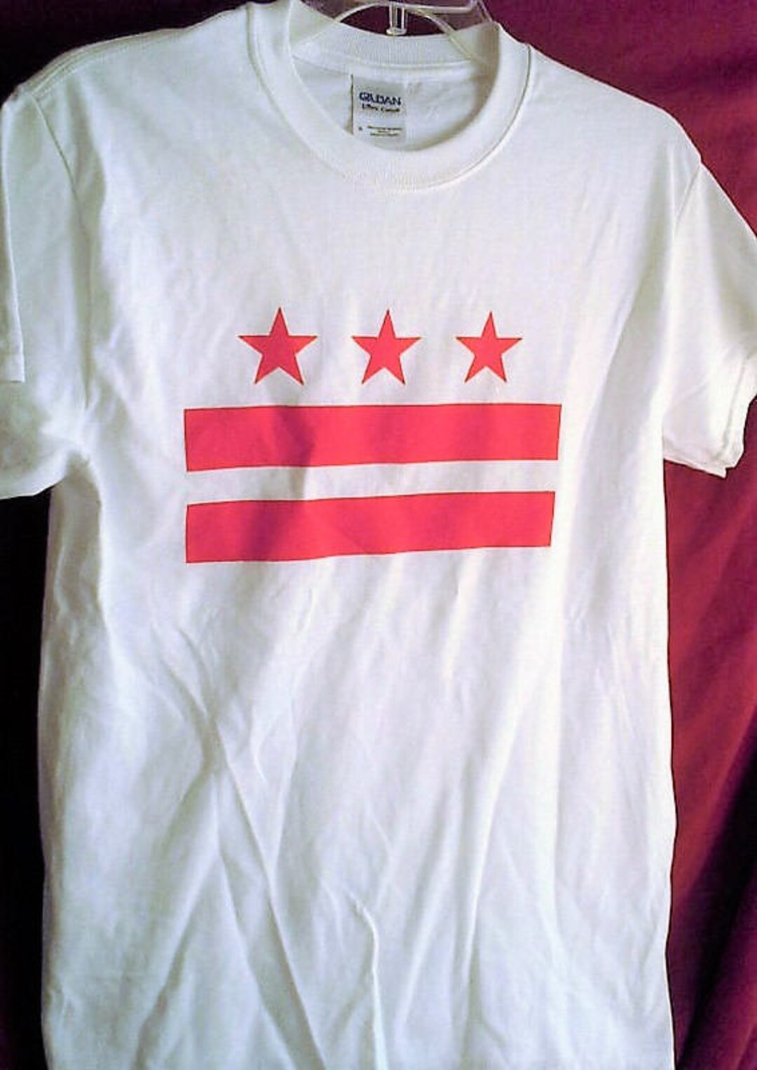 Washington DC FLAG T-shirt New Screen-printed All-cotton D.C. - Etsy