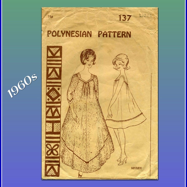 Polynesian Sewing Pattern - Etsy