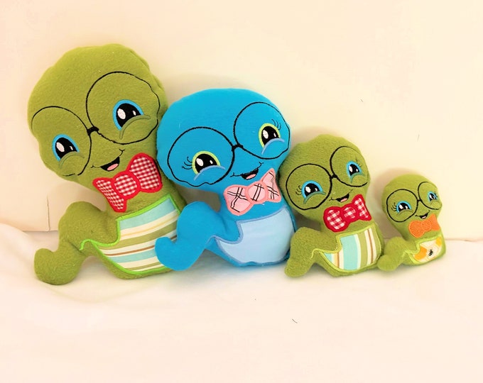 Bookworm Stuffies, Finished Product, Bookworm Soft Toy, Child's Toy ...