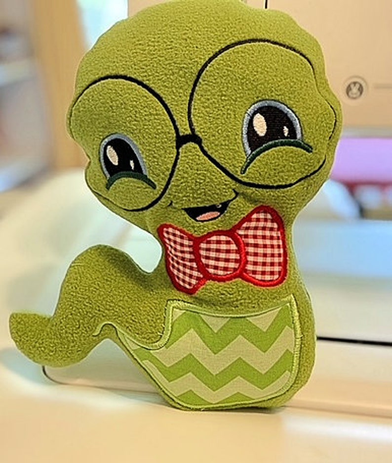 Bookworm Stuffies Finished Product Bookworm Soft Toy - Etsy