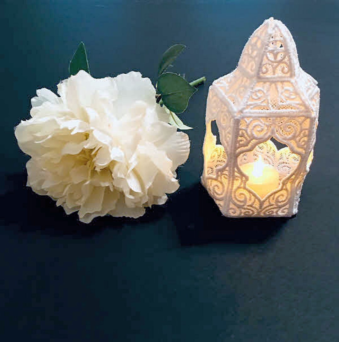 FSL Garden Tea Light Lantern Ready to Ship Sewniqboutiq - Etsy