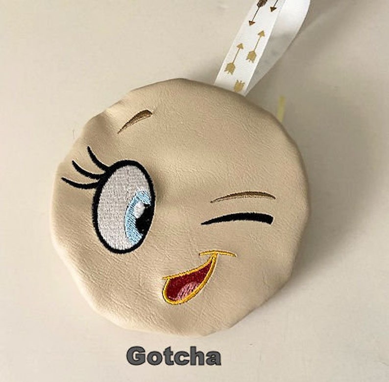 Emoji Coin Purses Gotcha in Love Lady Laugh Out Loud - Etsy