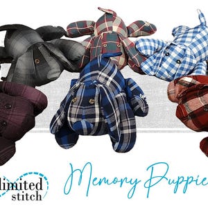 Memory Puppy Dog Made From Loved Ones Clothing - Etsy