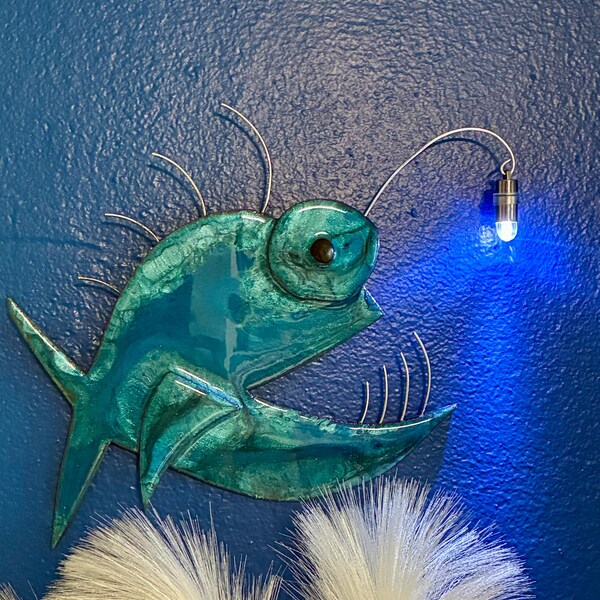 Angler Fish Lamp - Etsy