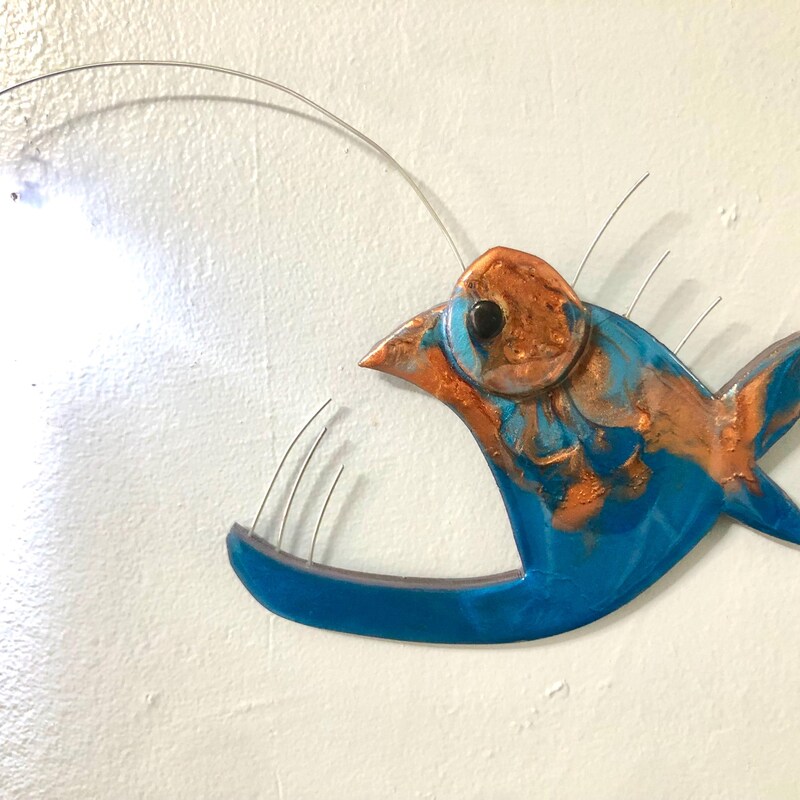 Angler Fish Lamp - Etsy