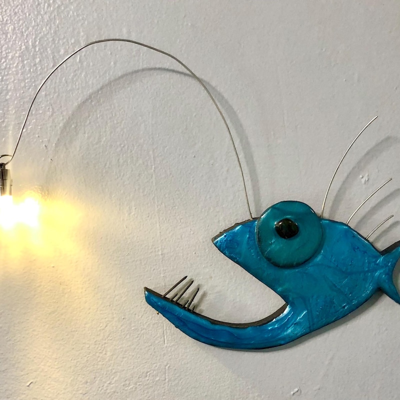 Angler Fish Lamp - Etsy