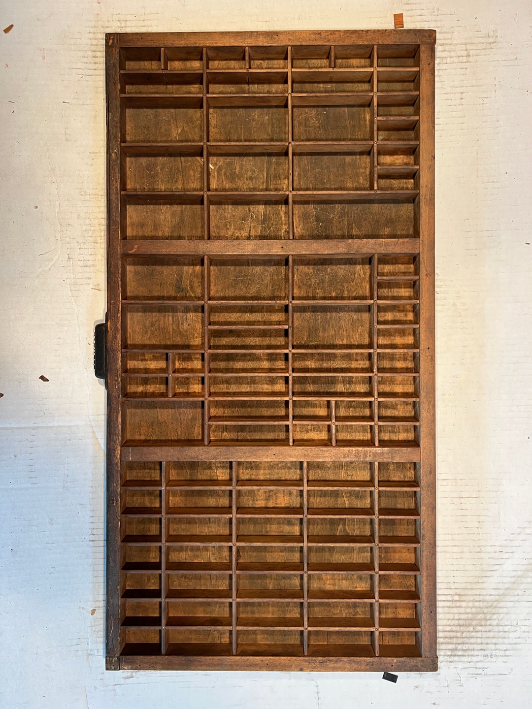 Vintage Letterpress Printer's Drawer Type Case Shadow Box 50 - Etsy
