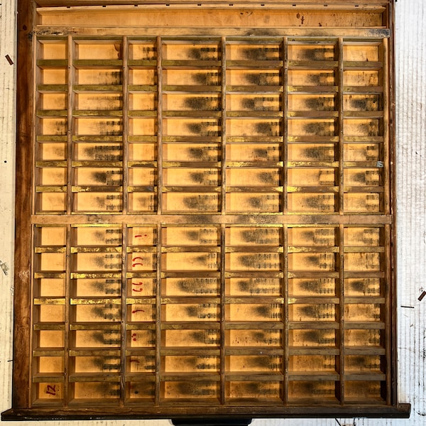 Letterpress Type - Etsy