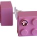 Light Pink LEGO® Brick 2x2 With a Pink SWAROVSKI® Crystal on a - Etsy