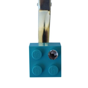 Turquoise Blue LEGO® Brick 2x2 With a diamond Color - Etsy Israel